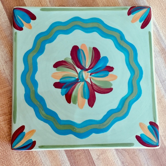 Southern Living At Home | Kitchen | Slah Set Of 2 Hand Painted Trivets ...
